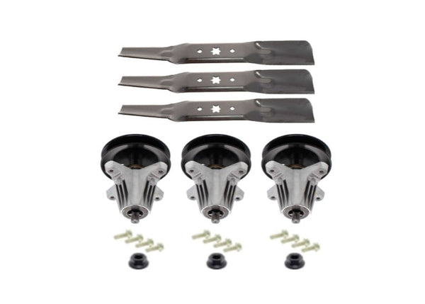 Cub Cadet XT2 LX 54 Enduro Lawn Tractor Mower Deck Spindle & Blade Kit ...