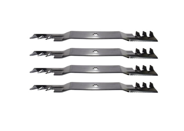 John Deere D100 D105 D110 42" Gator Style Mulching Blades Set of 4 ...