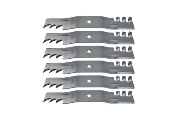 Set of 6 Husqvarna RZ 5422 5424 5426 Z 254 54" Gator Mulching Blades ...