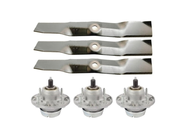 John Deere LX280 LX280 54" Mower Deck Spindle Assembly and Blade Kit ...